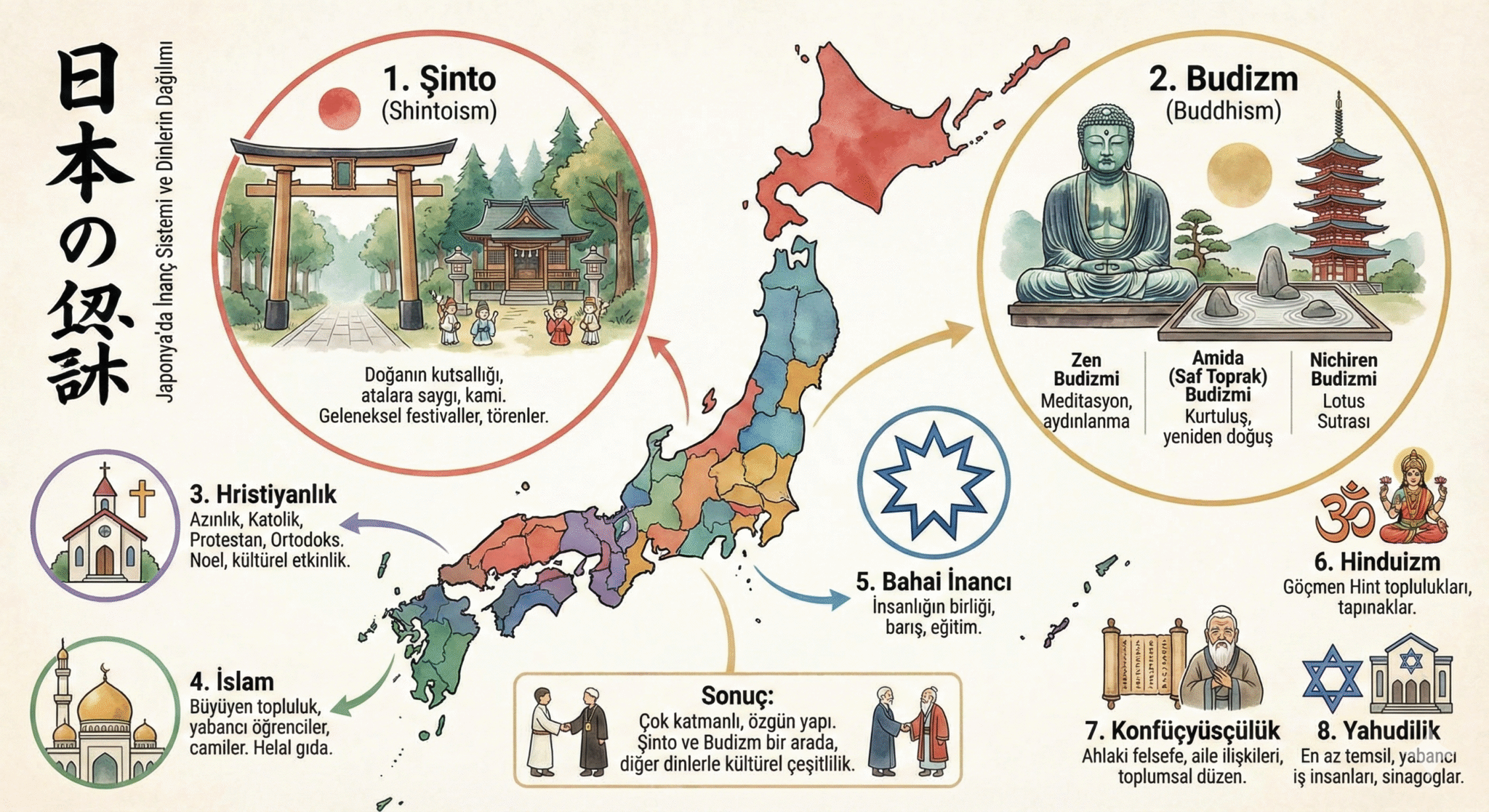 Belief Systems and the Distribution of Religions in Japan - Edusama